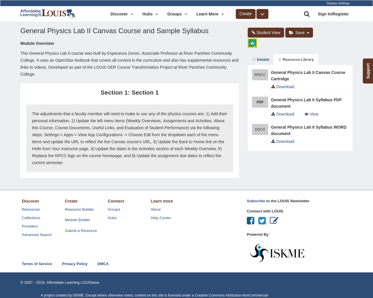 General Physics Lab II Canvas Course and Sample Syllabus | OER ...